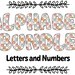 Flower Power Alphabet Letter Set | Doodle Letters | Digital Download ...