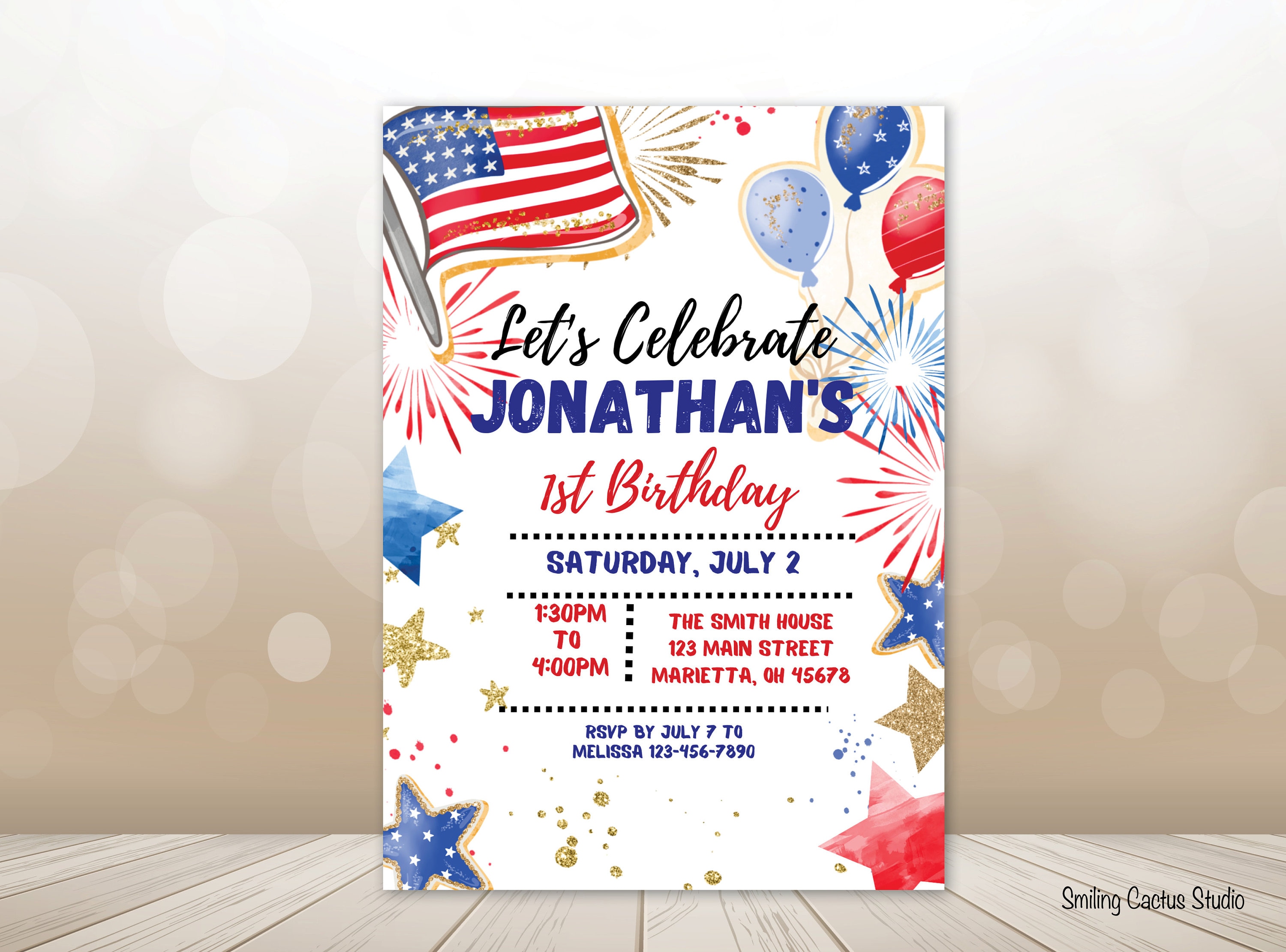 Patriotic Party Invitation Templates Veterans Day Invitation, Editable
