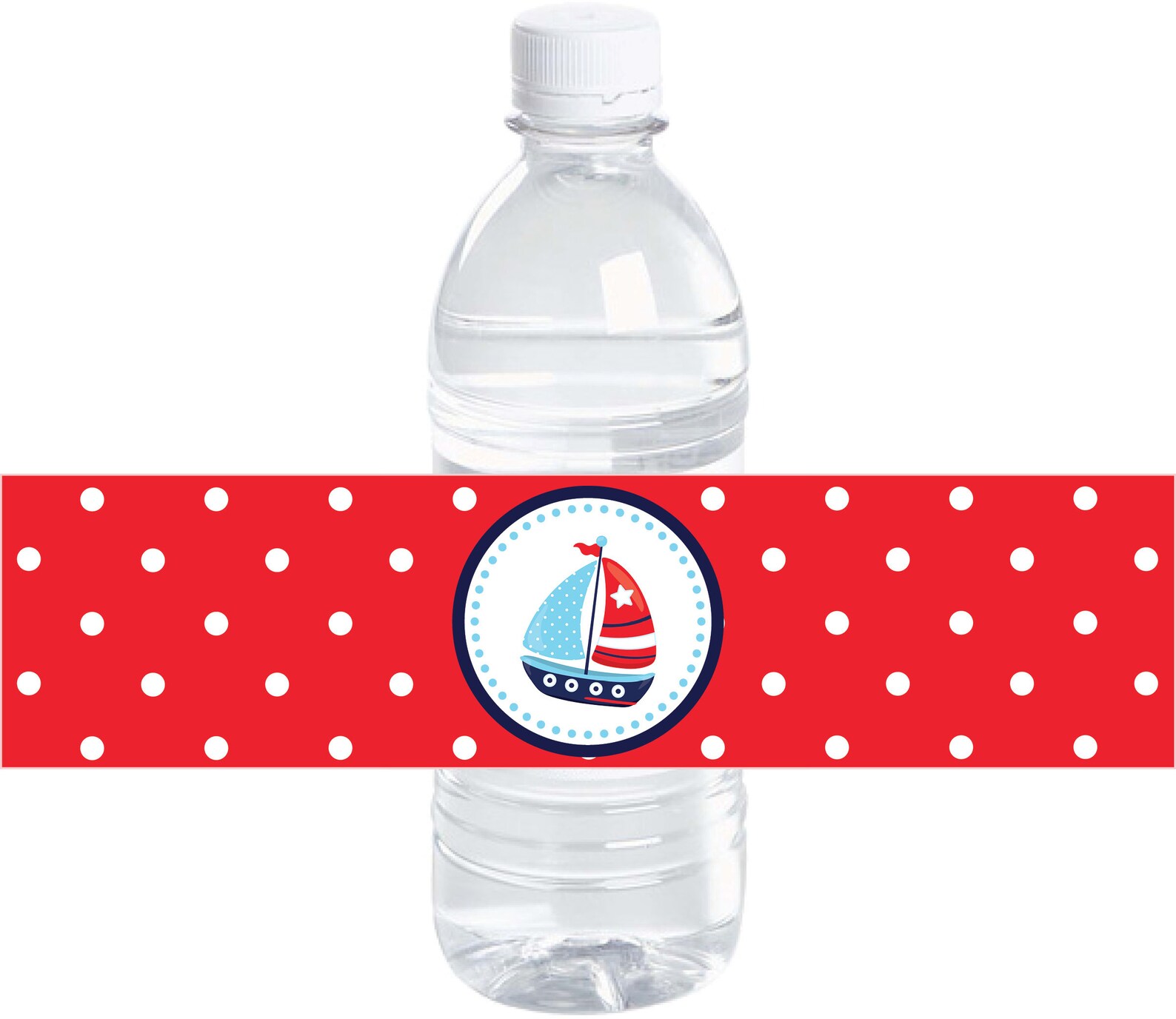 Nautical Water Bottle Label Sailboat Water Bottle Wrap Boy - Etsy