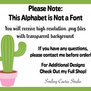 Flower Power Alphabet Letter Set | Doodle Letters | Digital Download ...