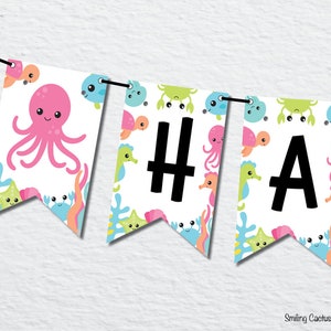 Under the Sea Editable Invitation, Summer Invitation, Kids Birthday ...