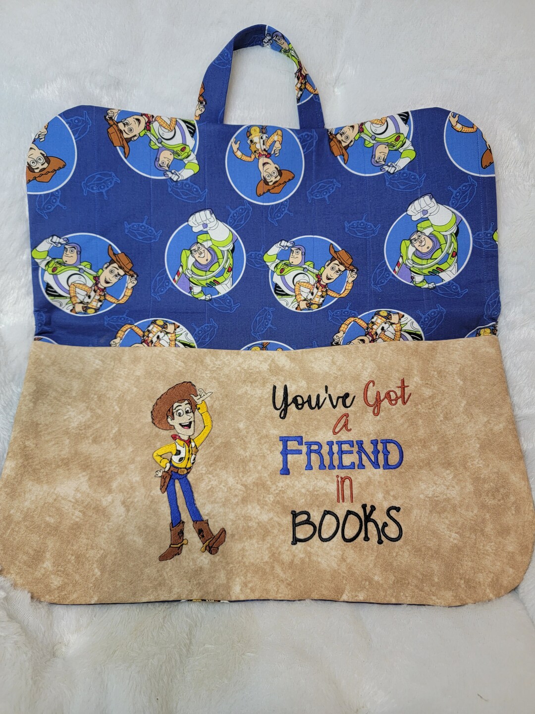 Toy Story Woody Reading Pillow With Pocket, Teacher Book Pillow Gift ...