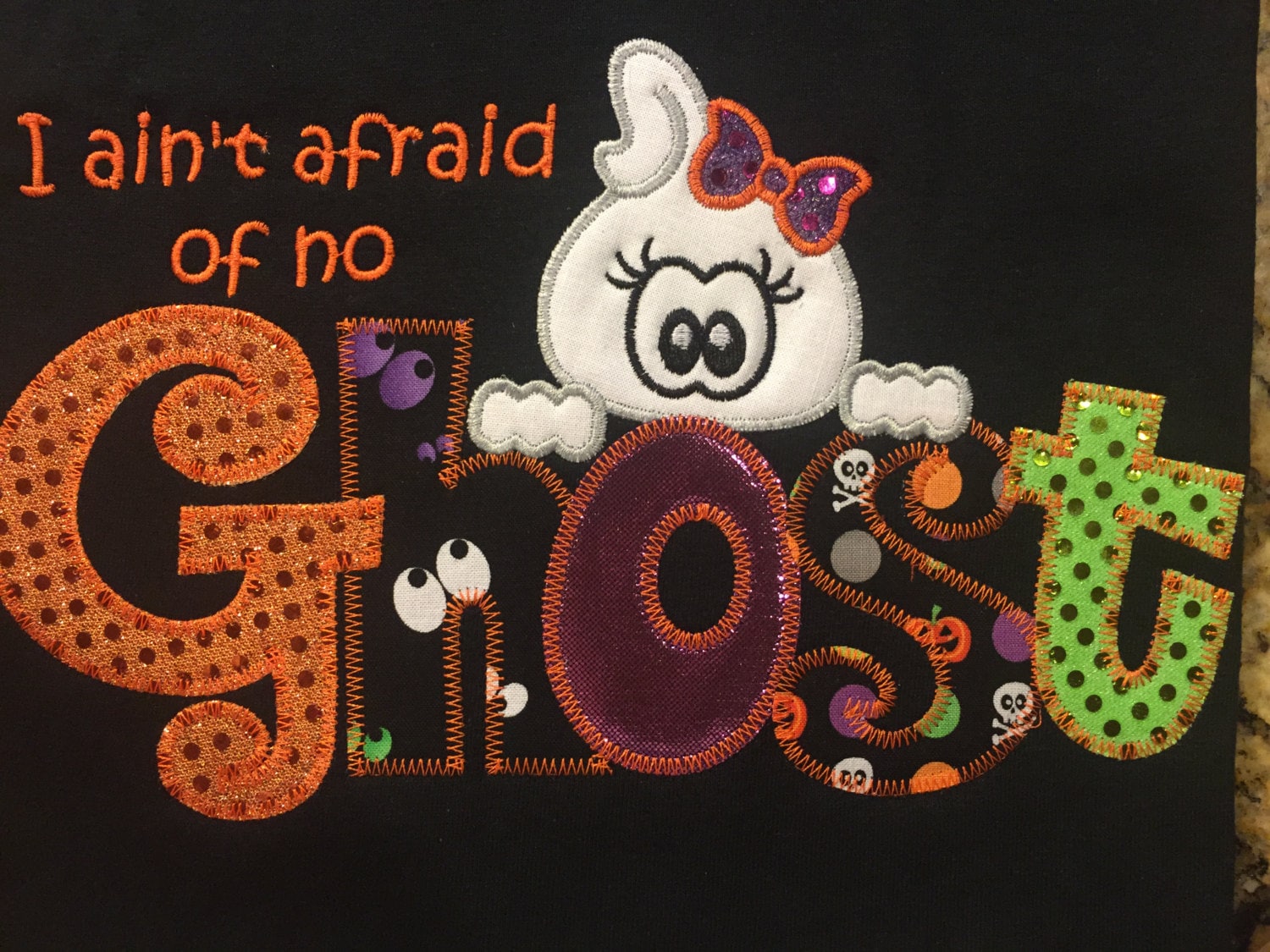 I Ain't Afraid of No Ghosts Halloween Holiday Adult | Etsy