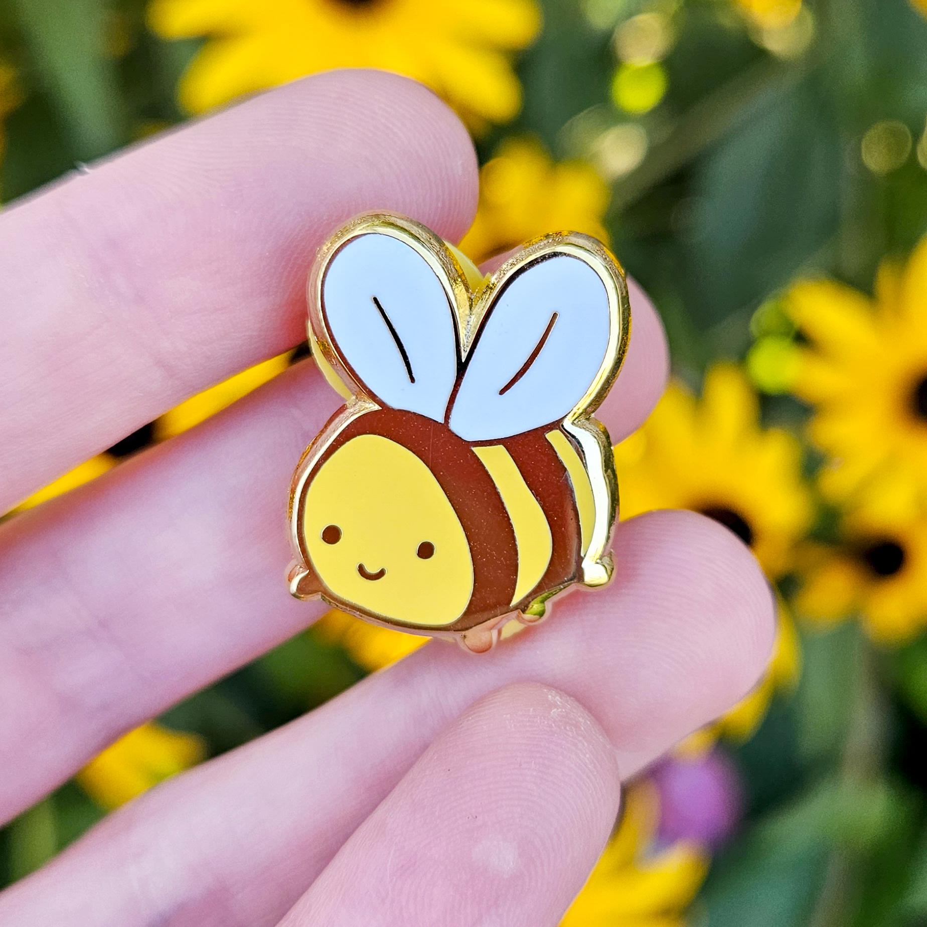 Silly Little Bee - Hard Enamel Pin - Etsy