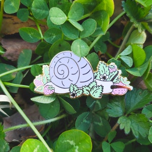 Strawberry Snail - Hard Enamel Pin - Etsy