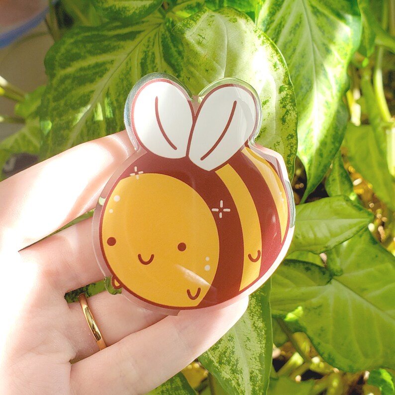 Bee Phone Grip Acrylic Phone Holder - Etsy
