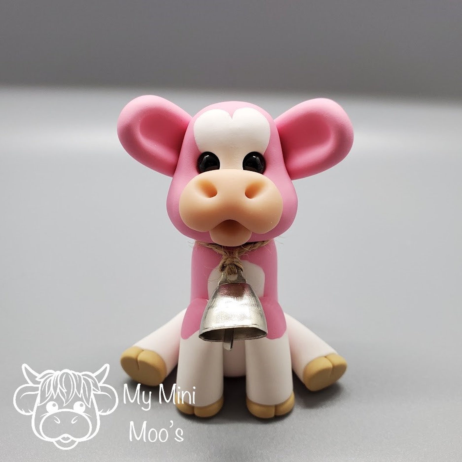 Sweetie the mini Moo Polymer Clay Sculpture - Etsy
