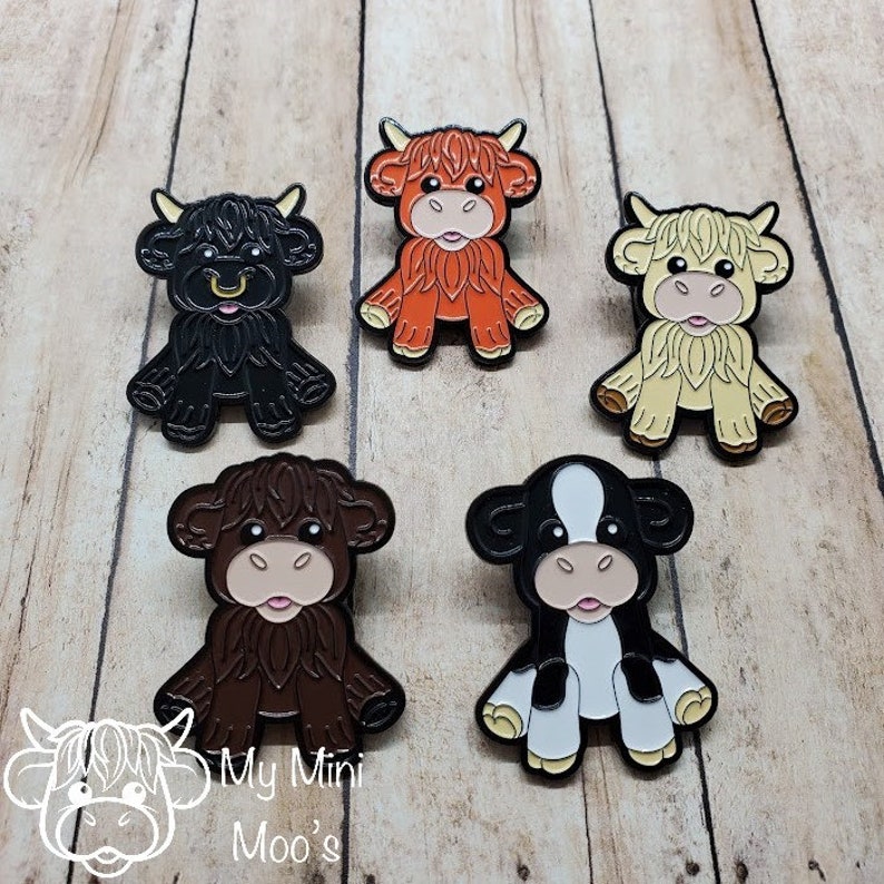 Benny Enamel Pin - Etsy