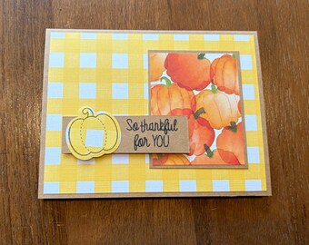 Happy Fall Greeting Card With Envelope - Fall Note Card - Hello Fall ...