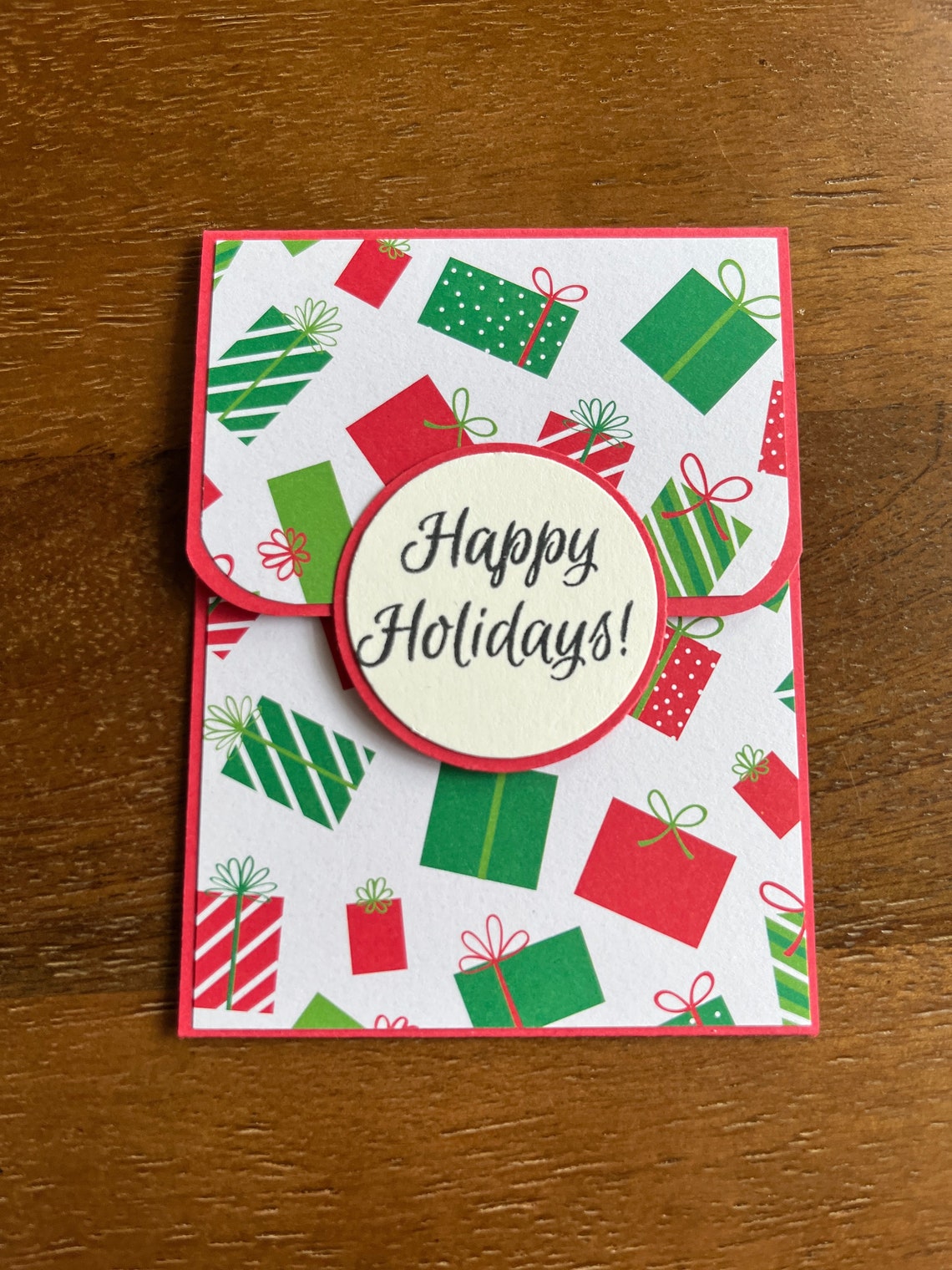 Christmas Present Gift Card Holders - Holiday Gift Card Holders ...