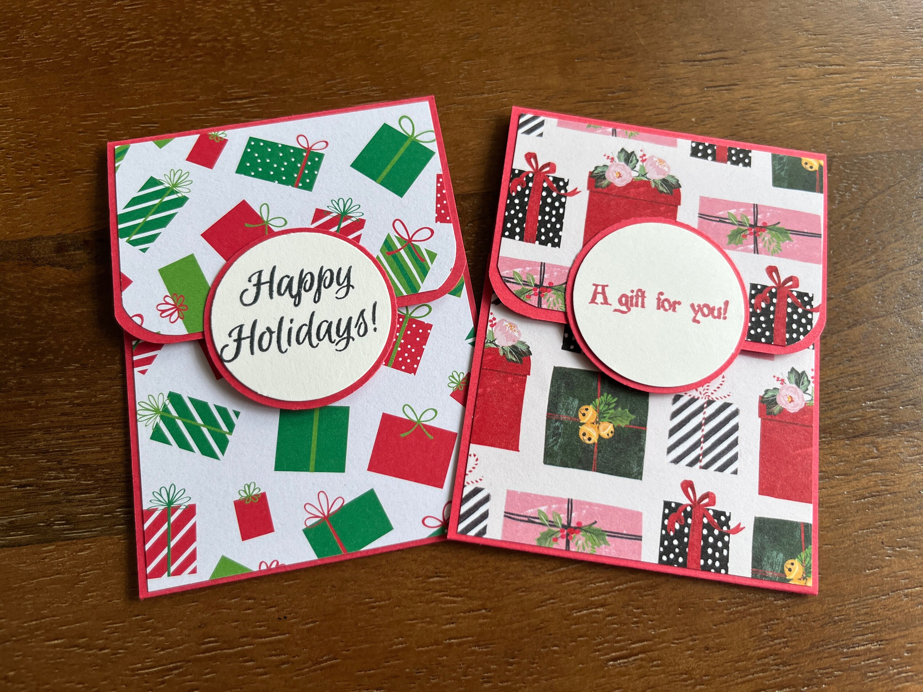 Christmas Present Gift Card Holders - Holiday Gift Card Holders ...