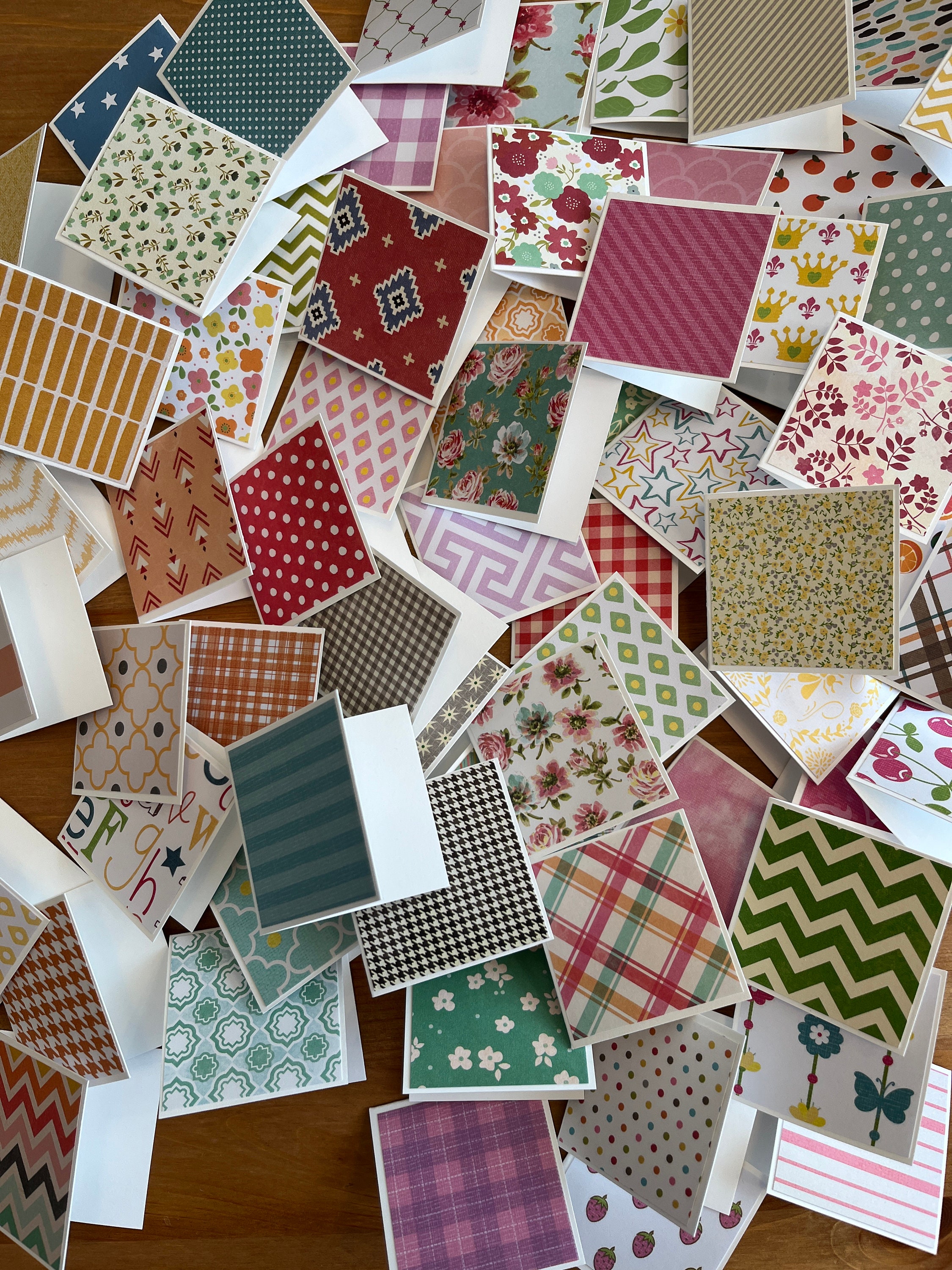 Assorted Mini Note Cards - Love Notes - Lunch Box Notes - Tags - Blank ...