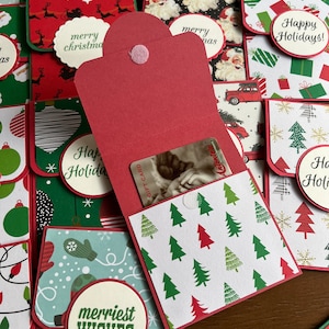 Assorted Christmas and Holiday Gift Card Holders - Festive Gift Card ...
