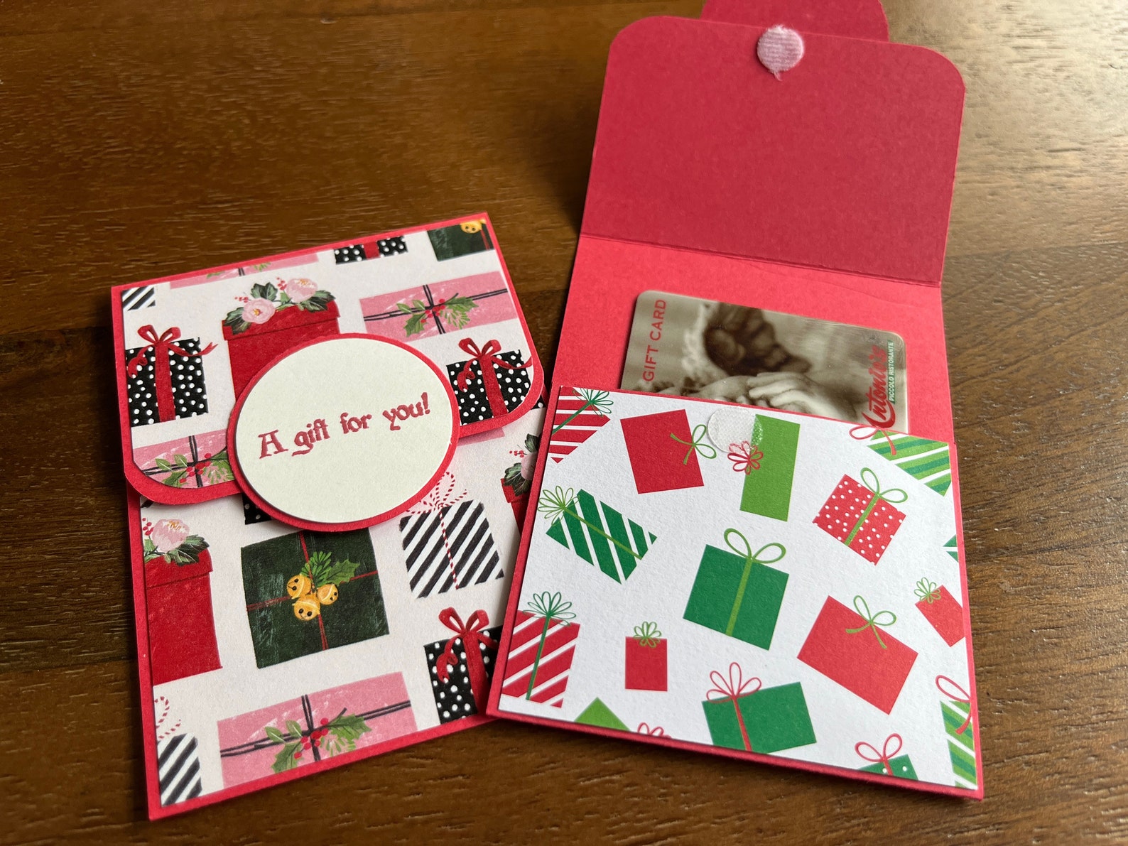 Christmas Present Gift Card Holders - Holiday Gift Card Holders ...