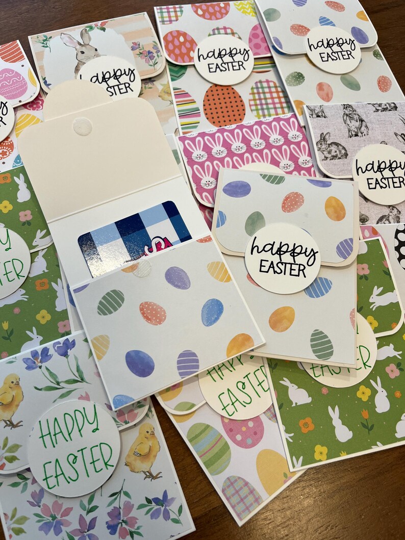 Assorted Easter Gift Card Holders - Easter Money Holders - Festive Gift ...