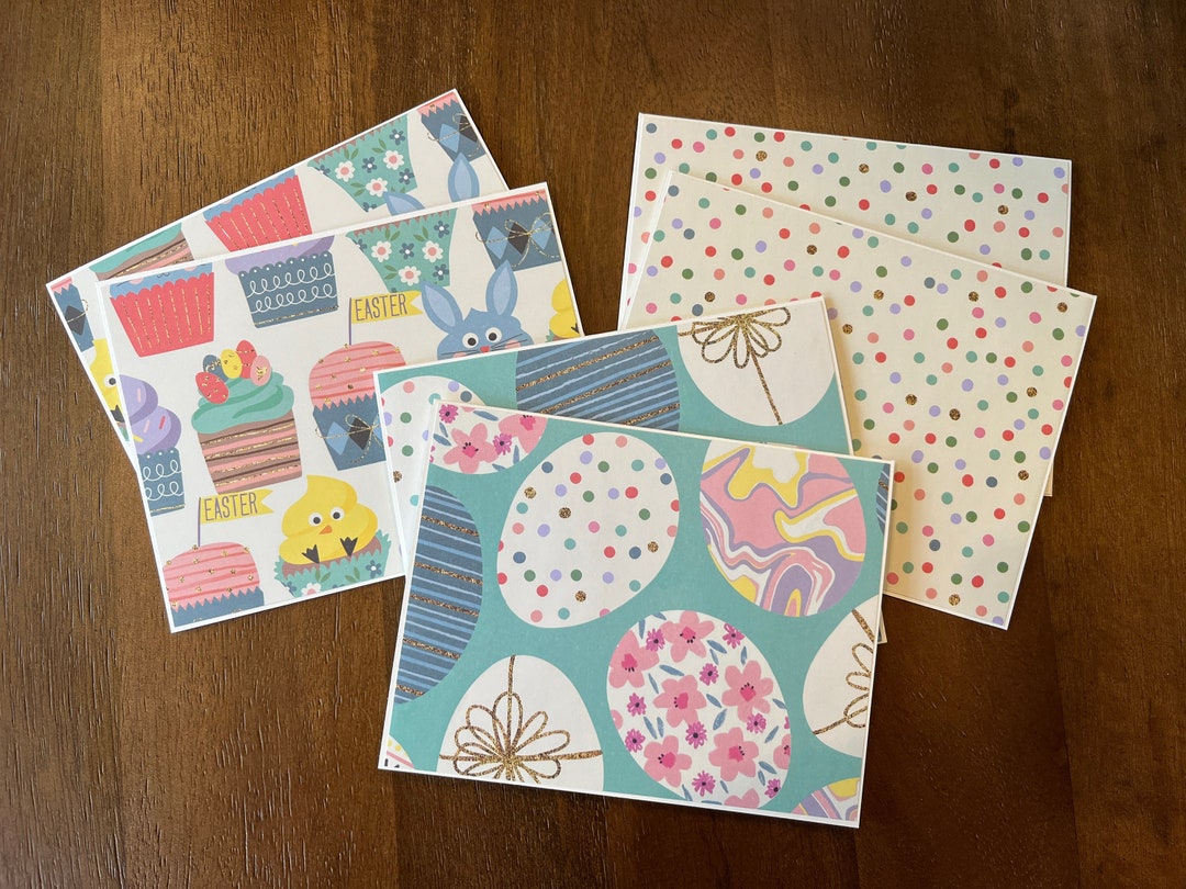 Assorted Easter Note Cards With Envelopes Spring Note Cards Greeting ...