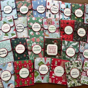 Assorted Christmas and Holiday Gift Card Holders - Festive Gift Card ...