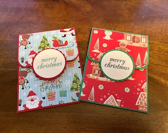 Christmas Gift Card Holders Festive Holiday Gift Card Holders Money ...