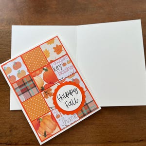 Happy Fall Greeting Card With Envelope - Fall Note Card - Hello Fall ...