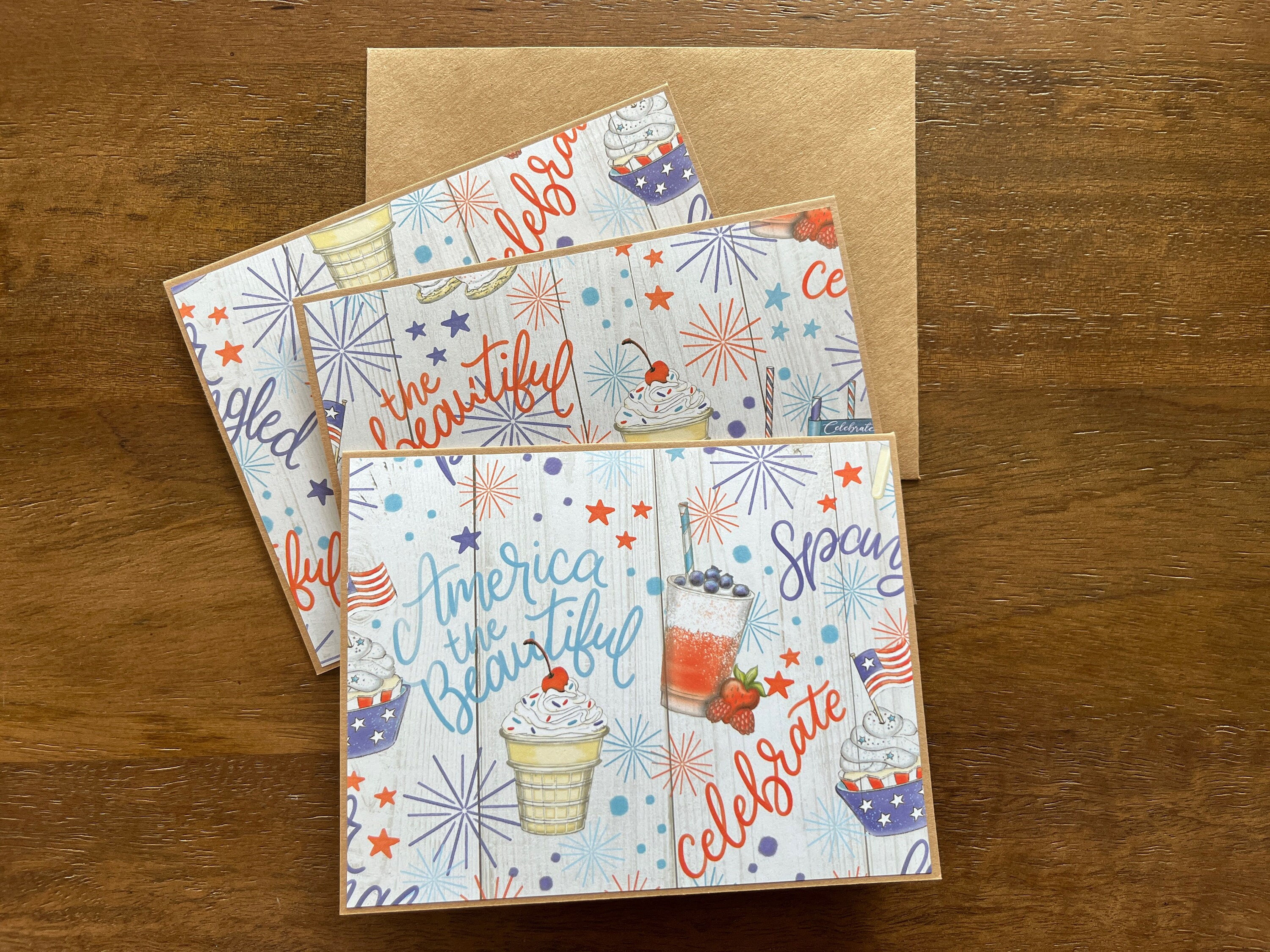 Assorted 4th of July Cards With Envelopes - Patriotic Cards - America ...