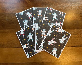 Rocket Note Cards With Envelopes - Space Note Cards - Birthday Cards ...