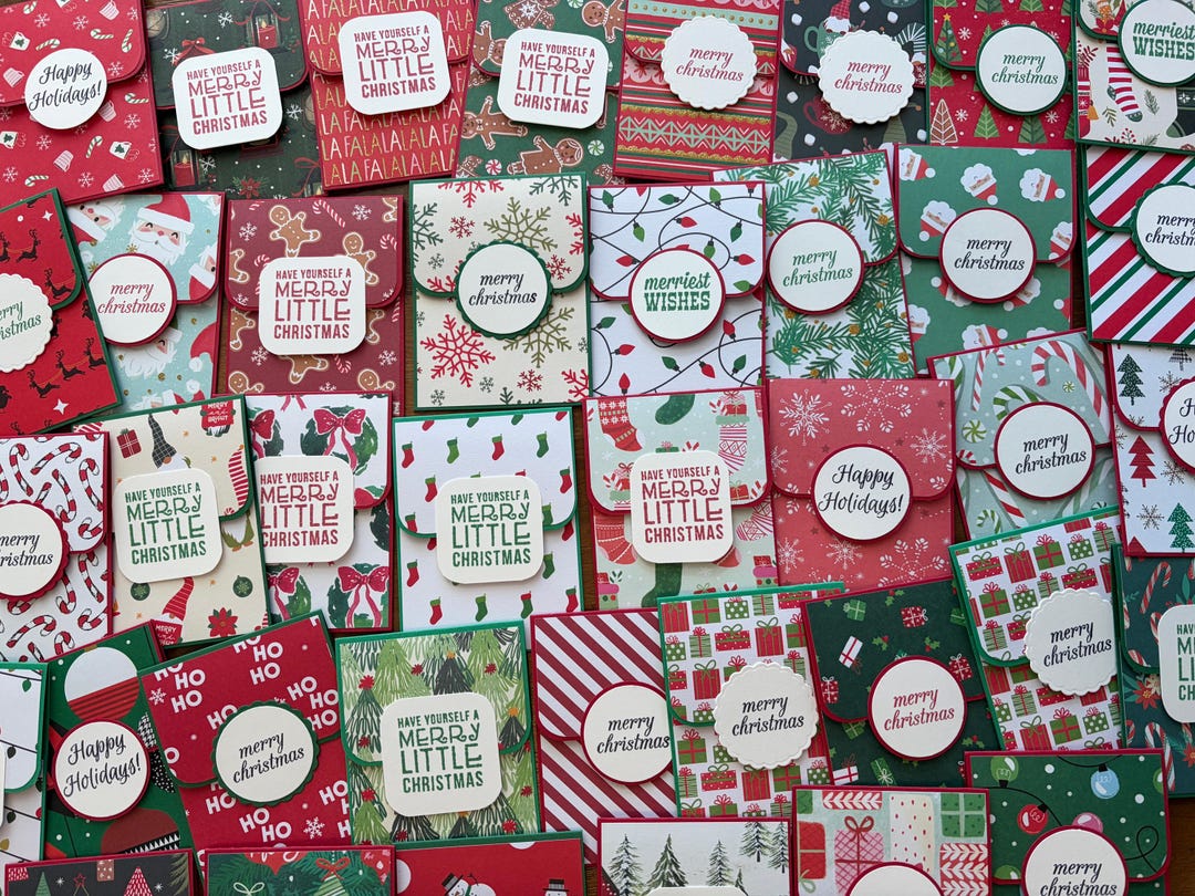Assorted Christmas and Holiday Gift Card Holders - Festive Gift Card ...