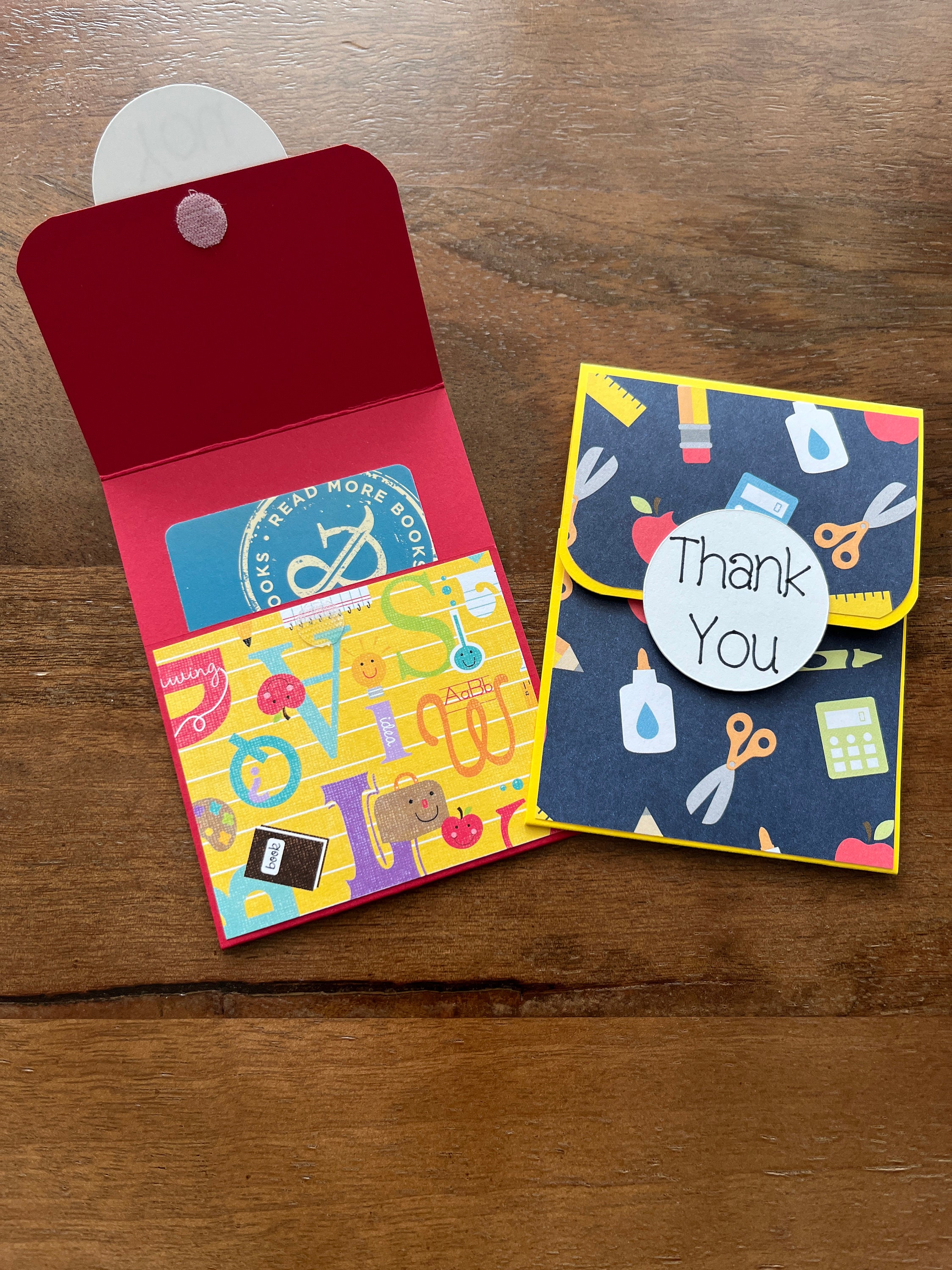 Teacher Appreciation Gift Card Holders - Teacher Gifts - Teacher Thank ...