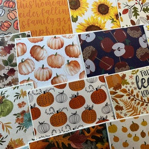 Assorted Fall Note Cards With Envelopes - Thanksgiving Note Cards ...