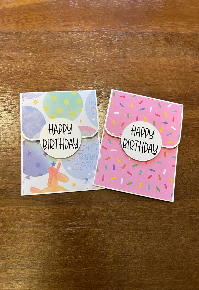 Birthday Gift Card Holders - Happy Birthday Gift Card Holders ...