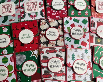 Christmas Gift Card Holders Festive Holiday Gift Card Holders Money ...