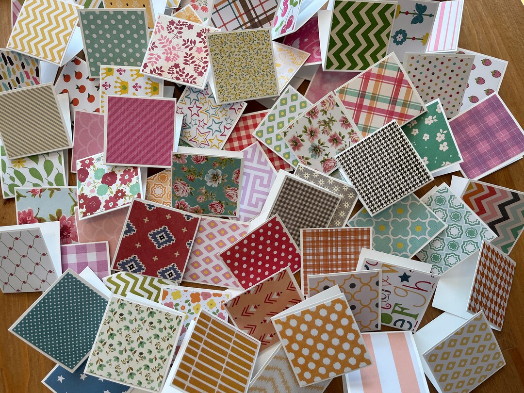 Assorted Mini Note Cards - Love Notes - Lunch Box Notes - Tags - Blank ...