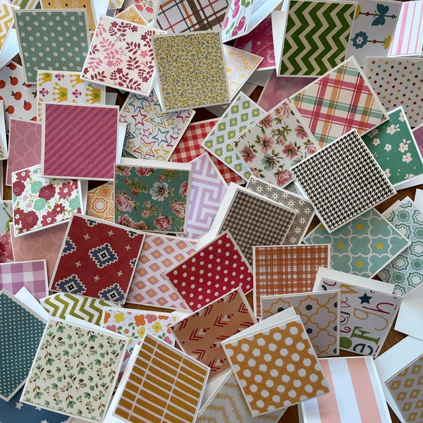 Mini Note Cards Set - Etsy