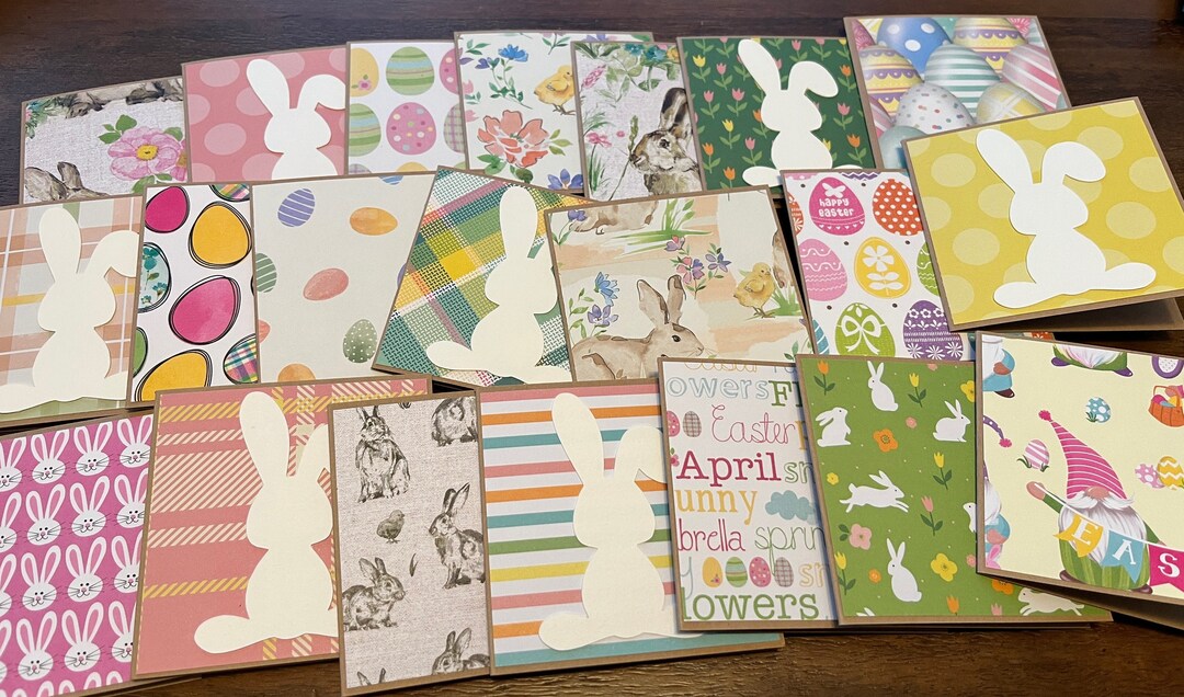 Assorted Mini Easter Note Cards - Spring Note Cards - Lunch Box Notes ...