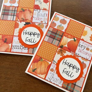 Happy Fall Greeting Card With Envelope - Fall Note Card - Hello Fall ...