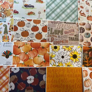 Assorted Fall Note Cards With Envelopes - Thanksgiving Note Cards ...