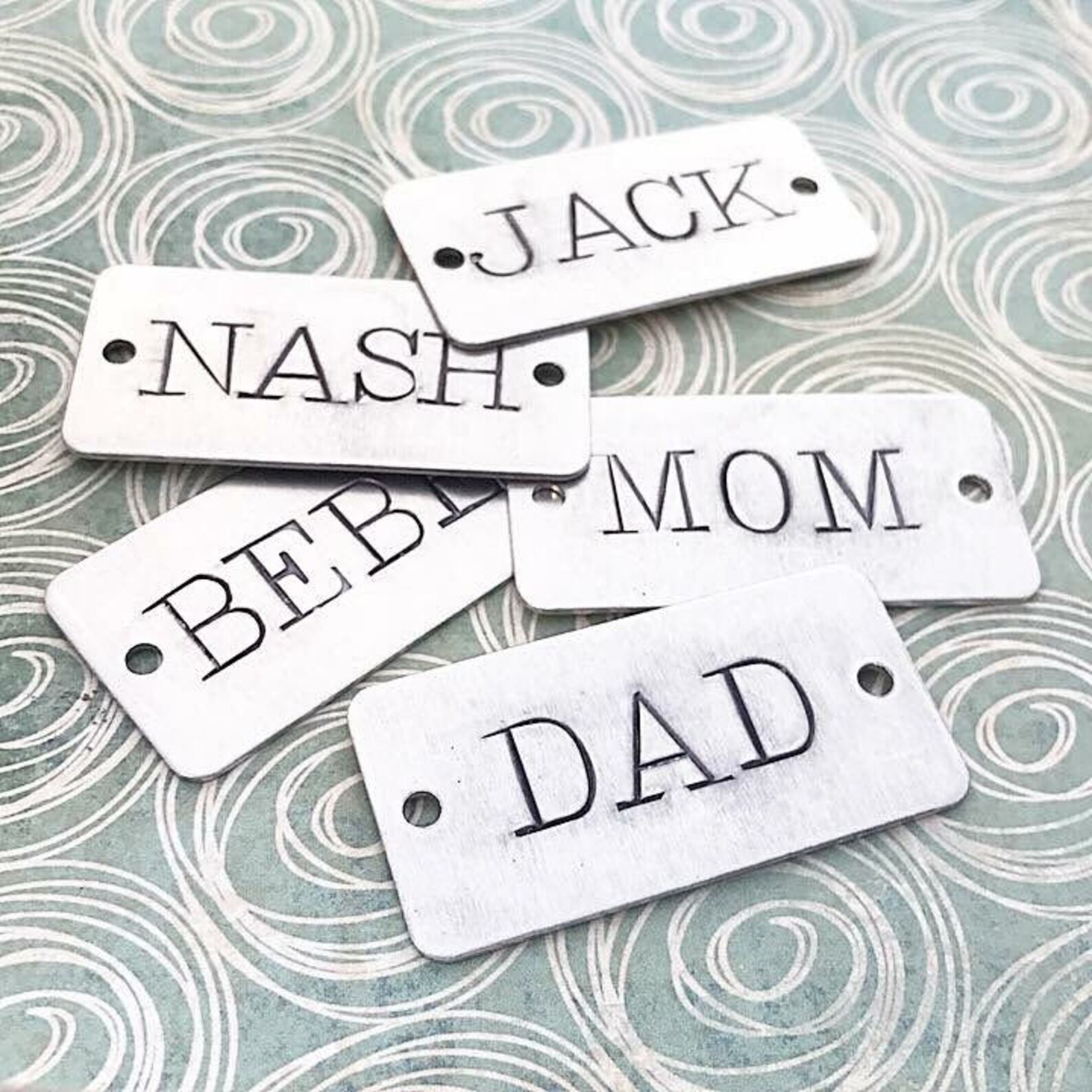 Vintage Name Tag Custom Locker Plate 1 X 2 Inch Metal - Etsy