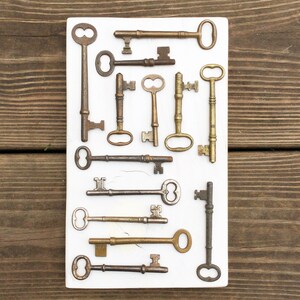 Custom Housewarming Gift Hand Stamped Antique Skeleton Keys New House ...