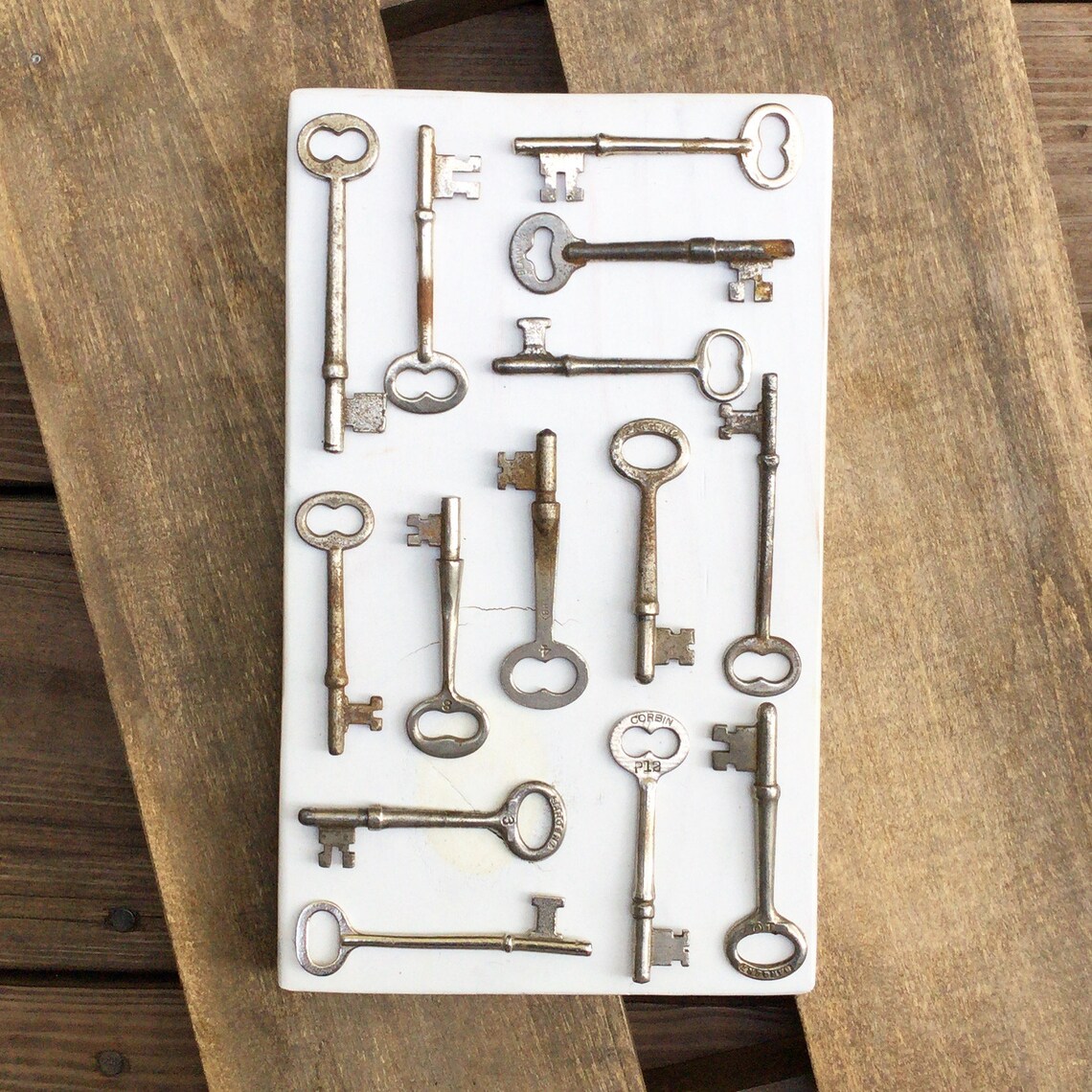 Custom Housewarming Gift Hand Stamped Antique Skeleton Keys - Etsy