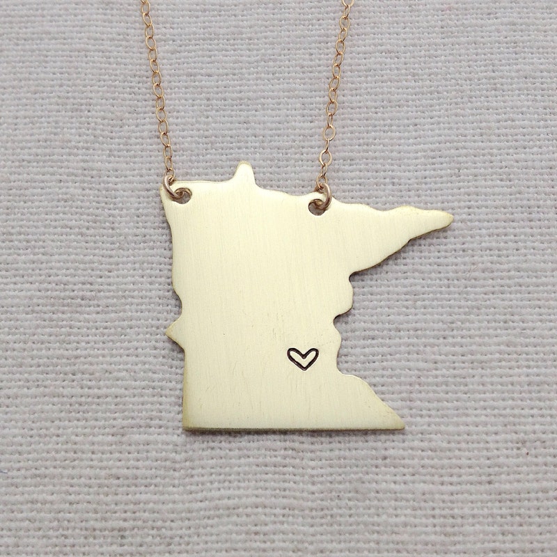 Minnesota Necklace - Etsy