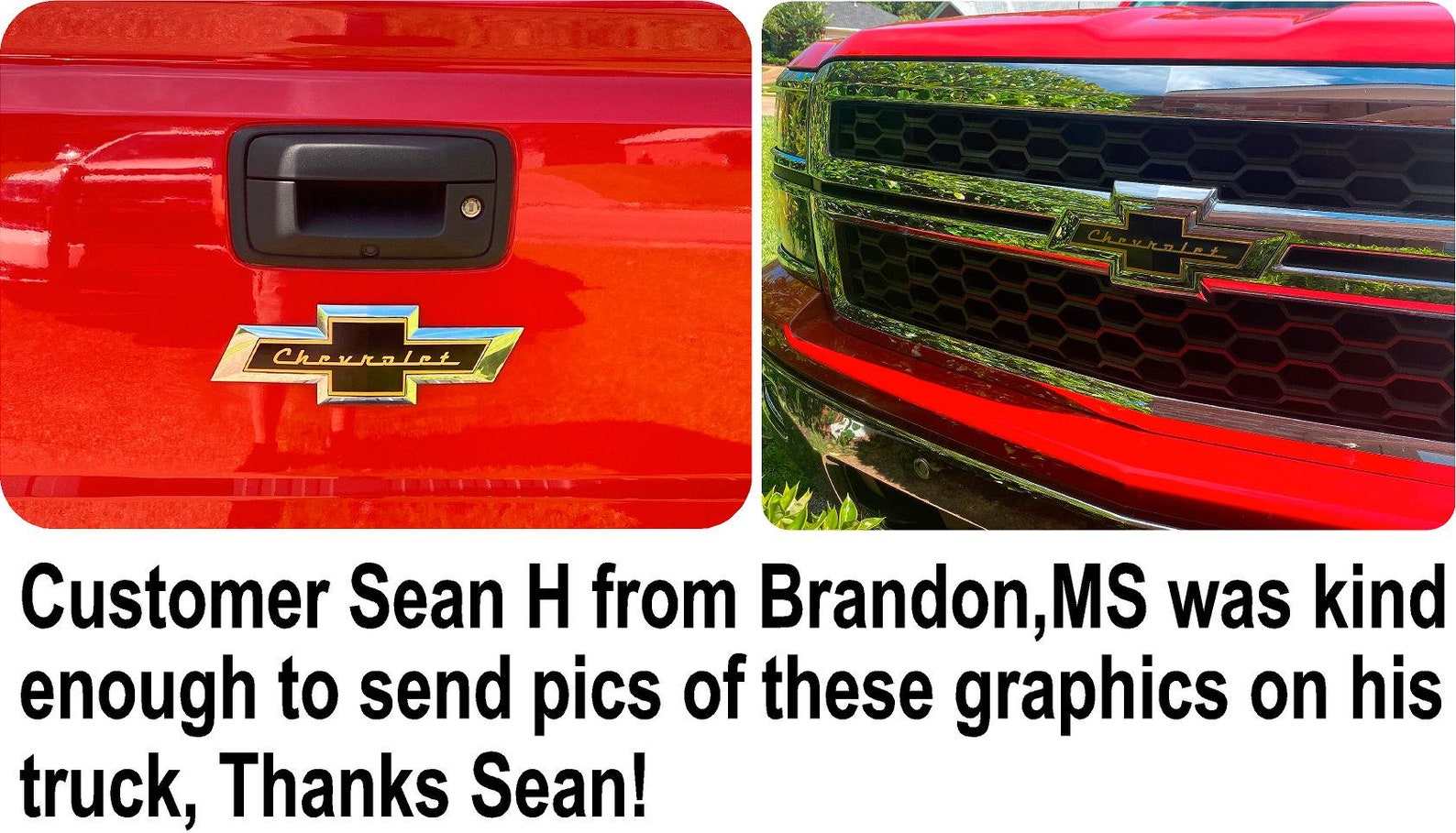 Silverado 2014 -2020 Retro Bowtie Overlays - Etsy