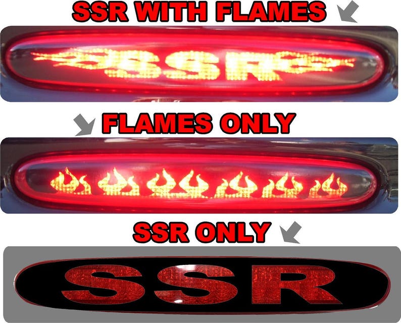 Chevrolet SSR 3rd Brake Light Overlay - 3 Styles to Choose From - Etsy ...