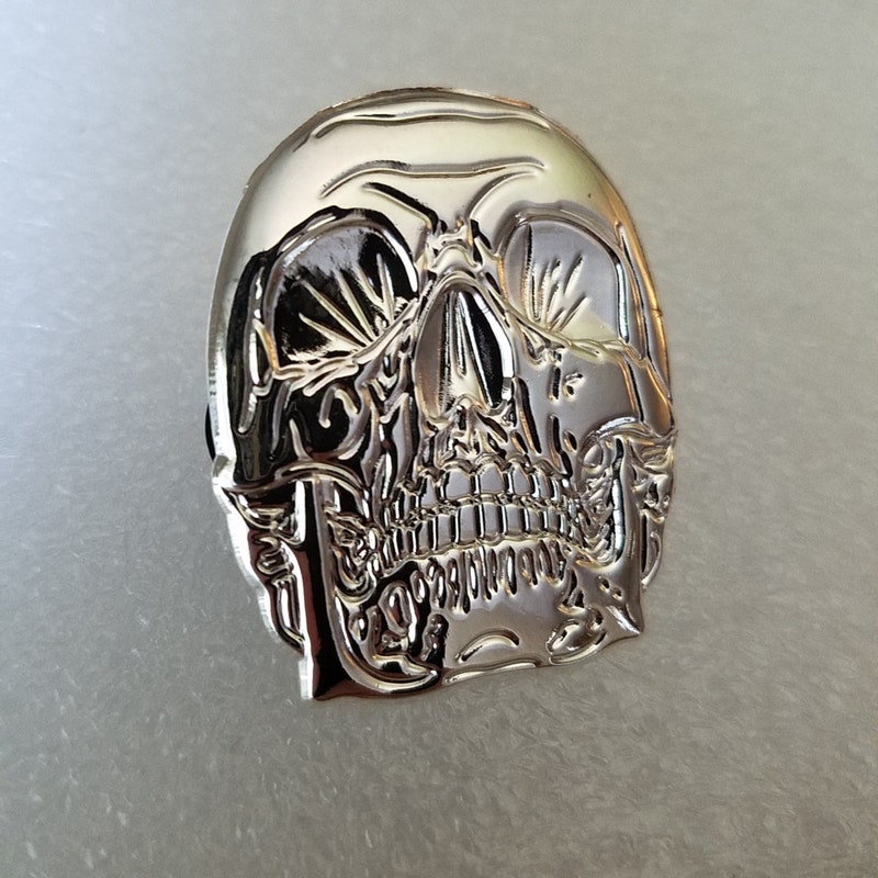 Skull Lapel Pin - Etsy