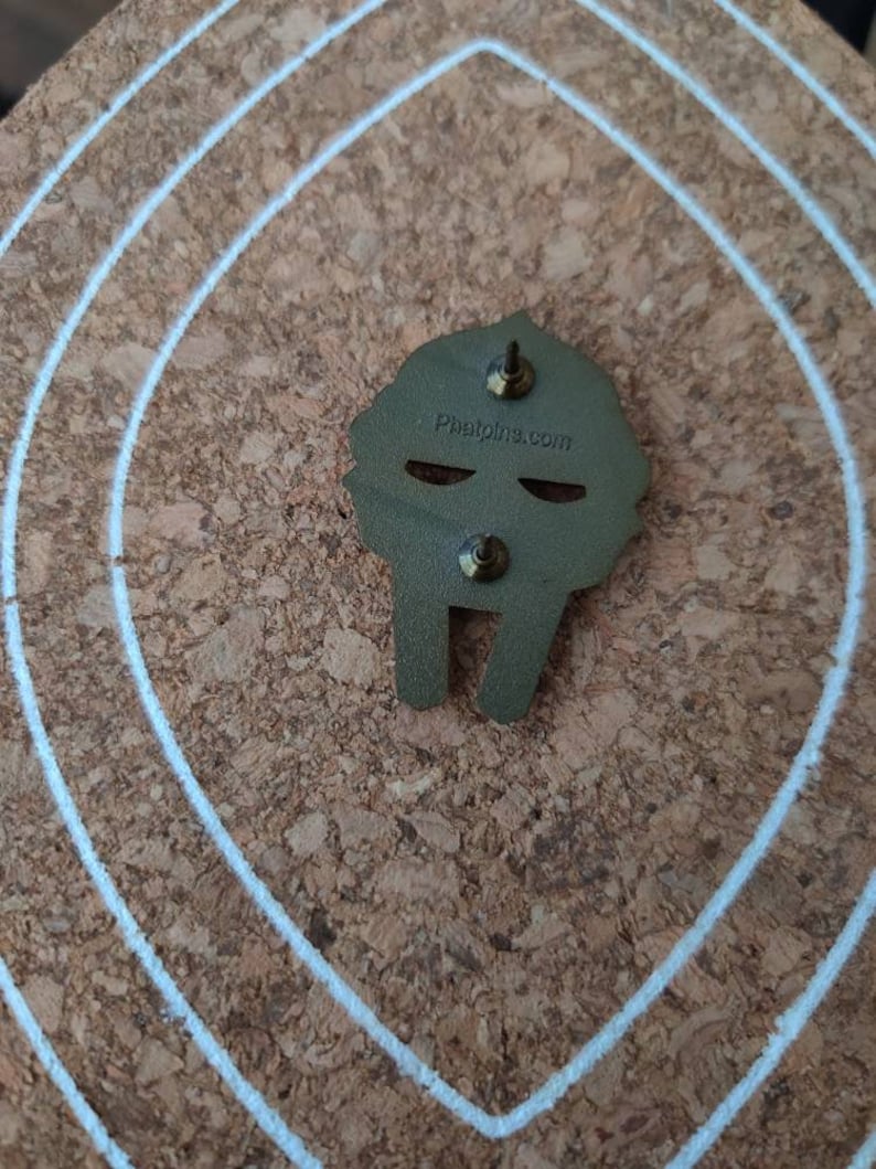 Antique Gold Metal 3D MF DOOM MASK Hat / Lapel Pin - Etsy