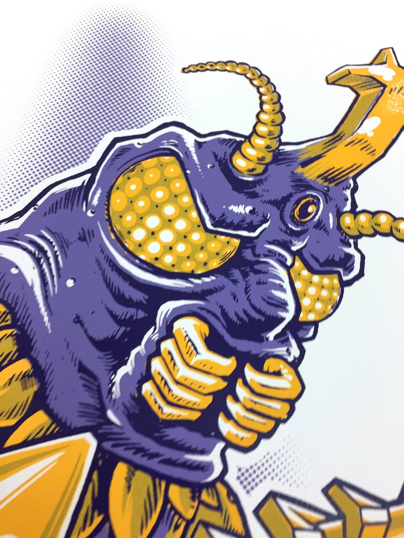 MEGALON in a Ball Pit - Poster - Kaiju, Monster, Japan, Monster Art ...