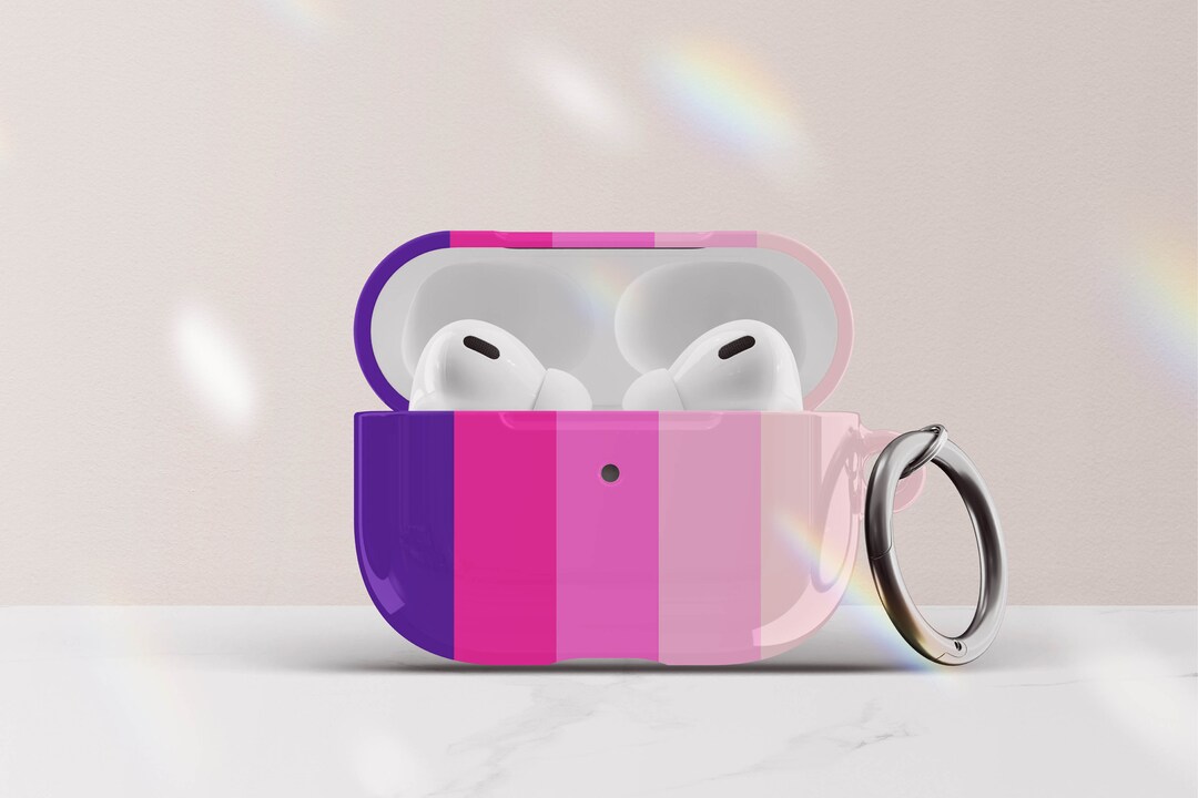 Pink Color Palette AirPod Case Purple Color Block AirPod - Etsy