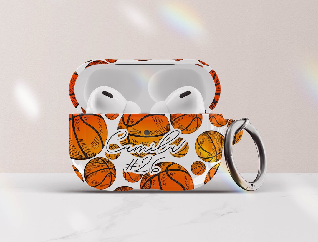Custom Basketball Player AirPod Case Personalized Basketball Case Cover ...
