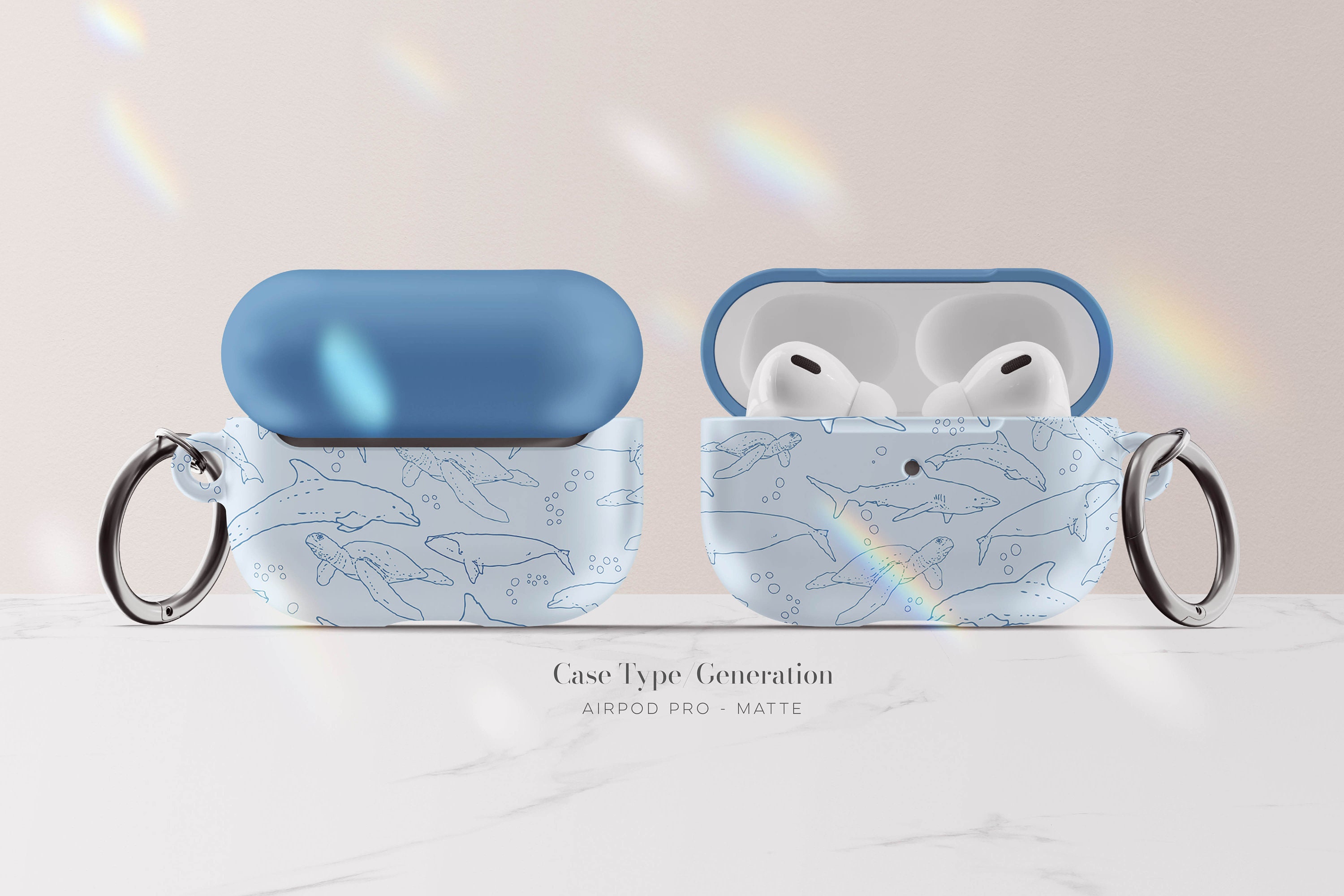 Sea Life AirPod Case Marine Life Case Marine Biologist Gift - Etsy