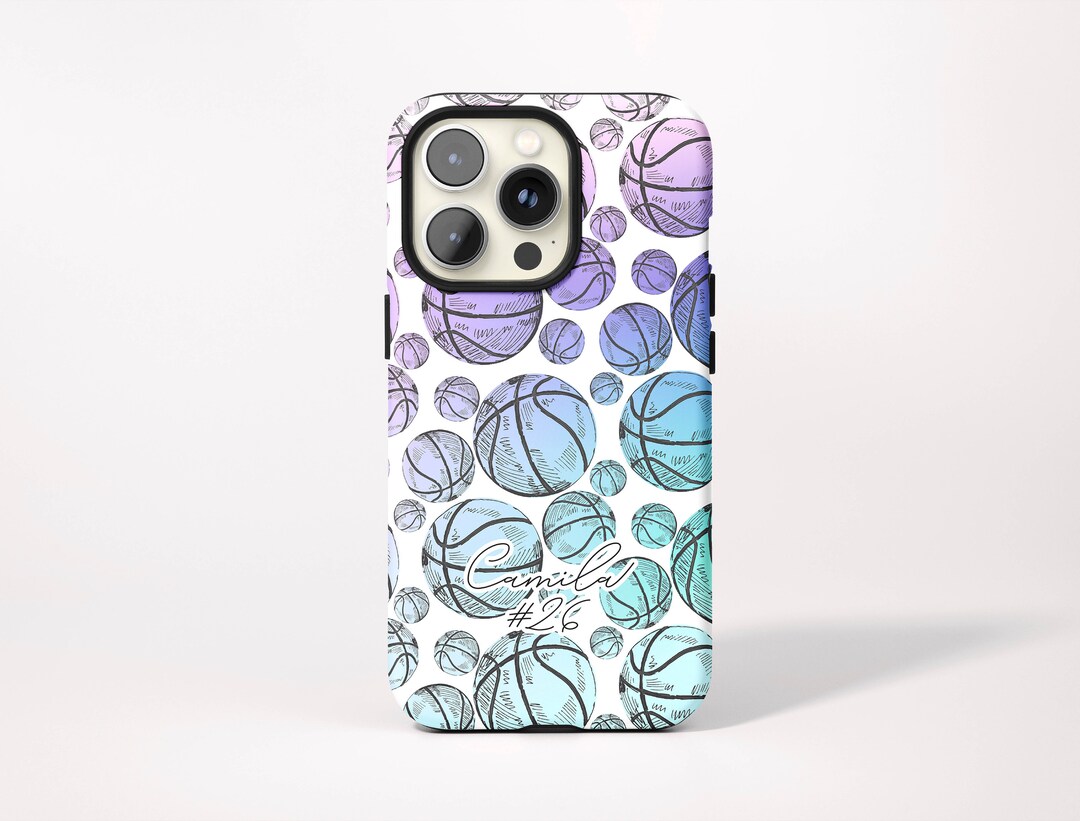 Custom Basketball Phone Case, Personalized Basketball Phone Case for a ...