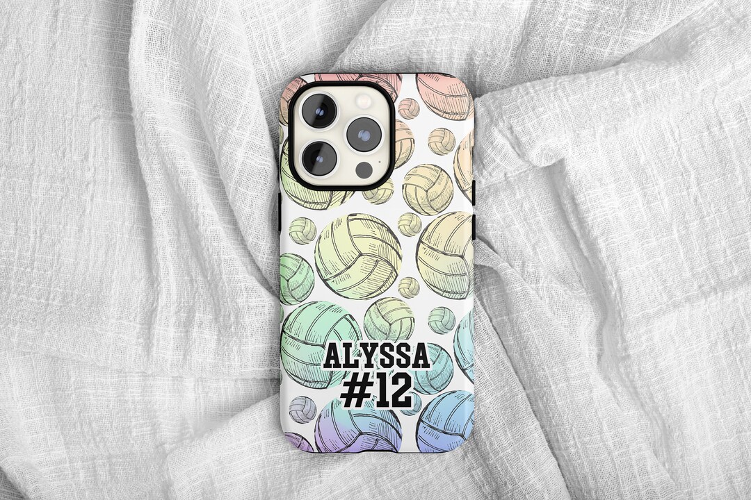 Custom Volleyball Phone Case, Personalized Volleyball Phone Case ...