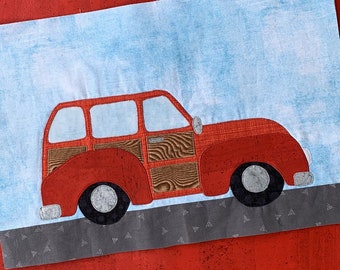 Retro Beetle Quilt Block PDF Pattern - Etsy